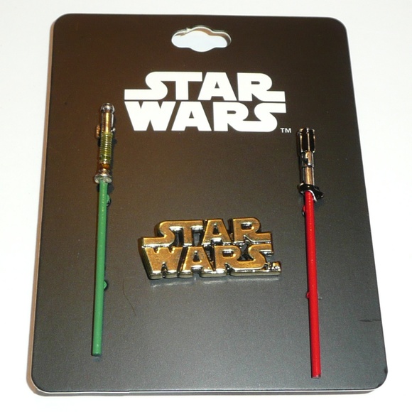 Bioworld | Accessories | Star Wars Lightsaber Pins Set Lapels Title ...